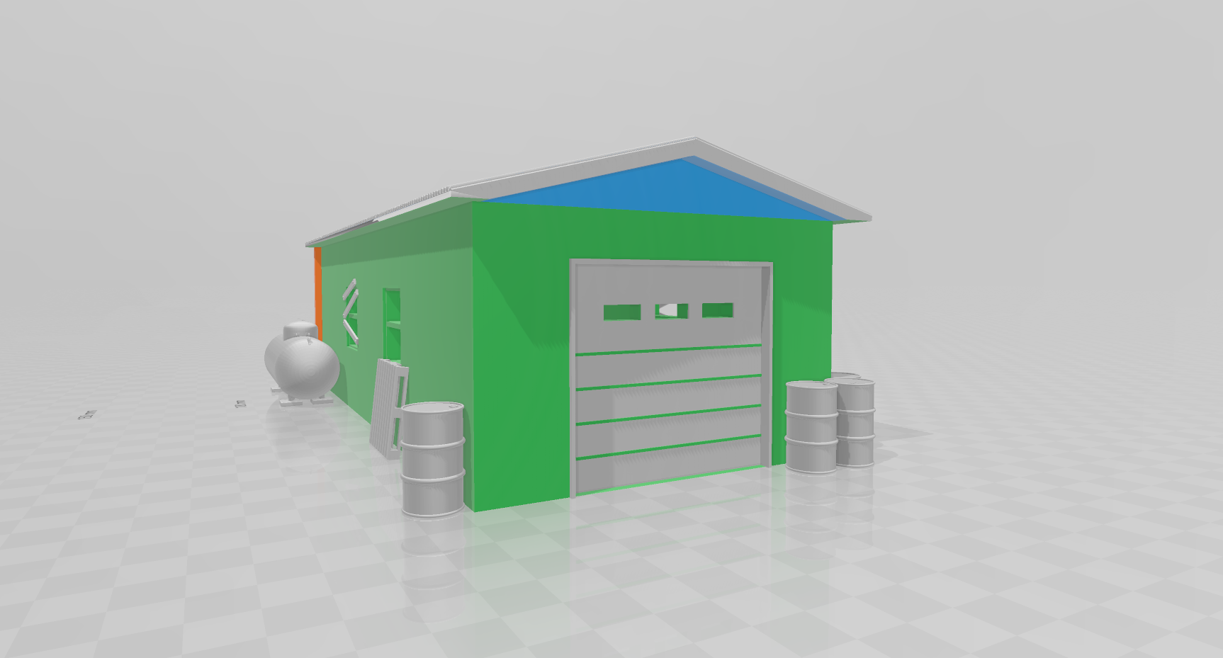 Free STL file Modern Abandoned Garage 🎲・Object to download and to 3D ...