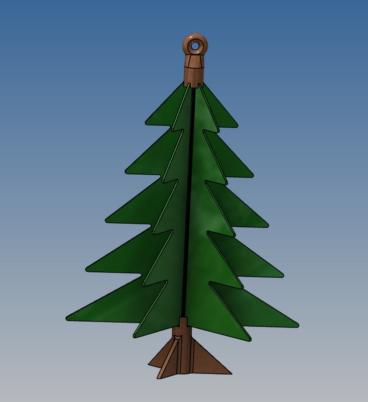 Free STL file Foldable tree・3D printer design to download・Cults
