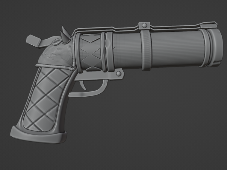 STL file JINX PISTOL ARCANE 🔫・3D printing design to download・Cults