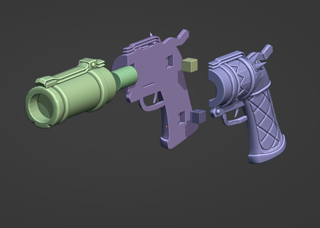 STL file JINX PISTOL ARCANE 🔫・3D printing design to download・Cults