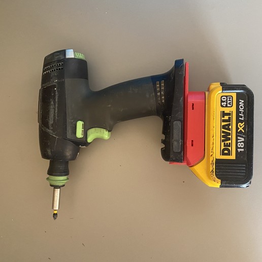 Download STL file dewalt to festool adapter ・ Cults