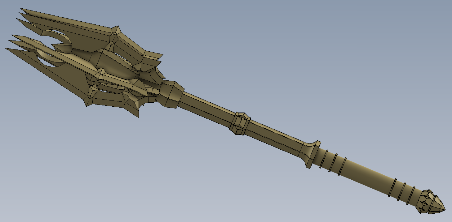 Download 3MF file Sauron's Mace • 3D printing template ・ Cults