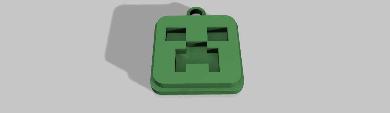 STL file Minecraft keychain・3D printer design to download・Cults