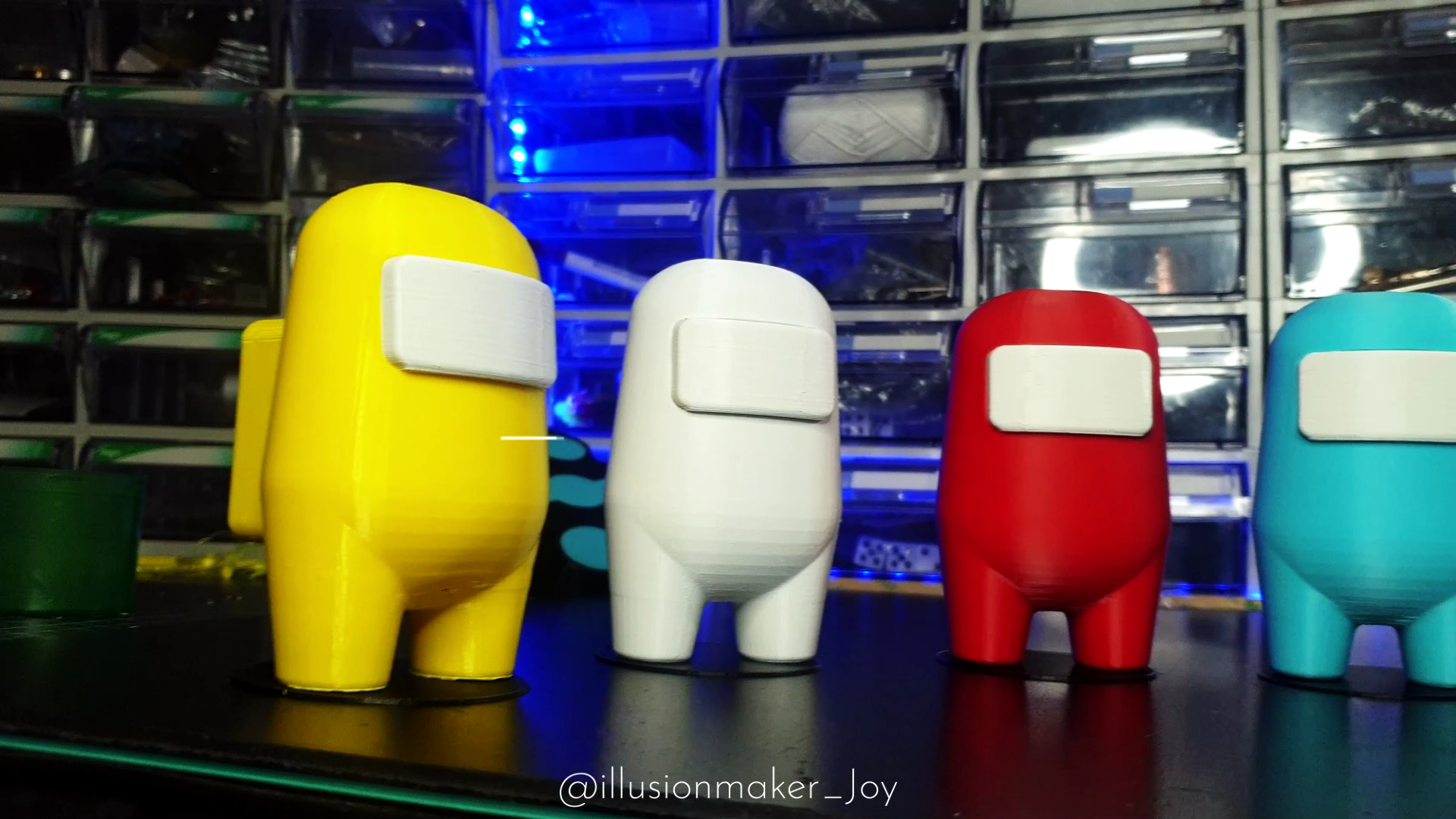Free STL file among us crew 🎲・3D printable design to download・Cults