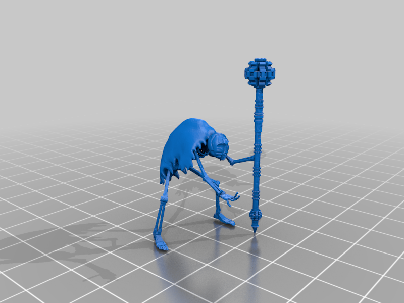 Free 3D file Decrepit Chronomancer・Model to download and 3D print・Cults