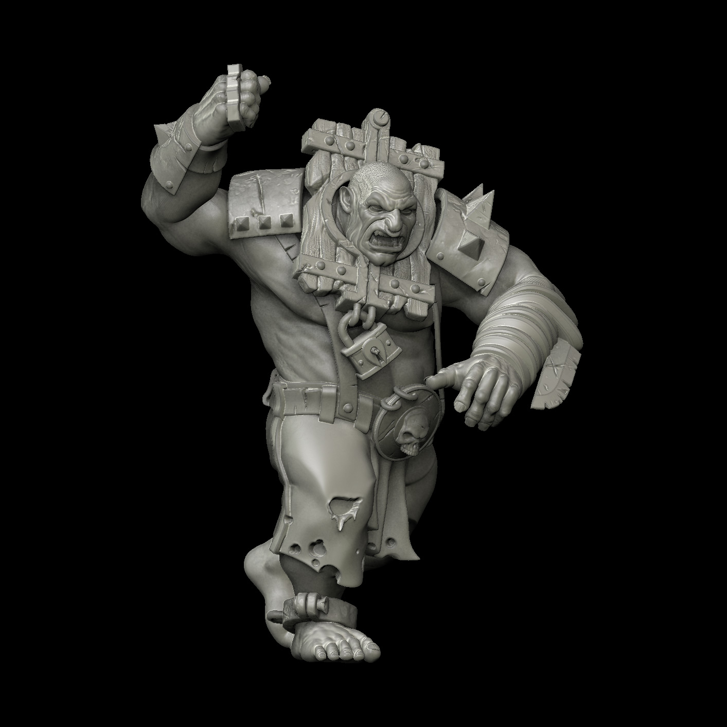 STL file Ogre - Fantasy Football・3D printer model to download・Cults
