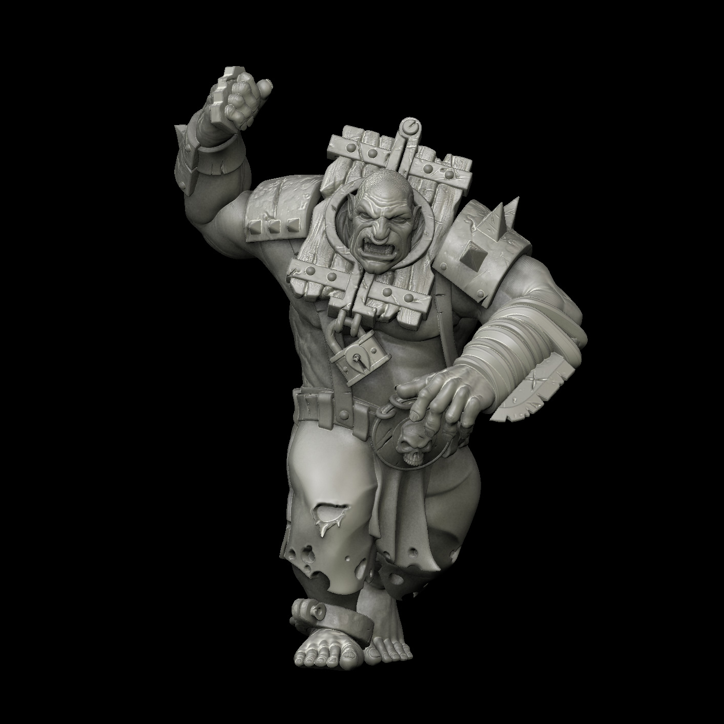 STL file Ogre - Fantasy Football・3D printer model to download・Cults