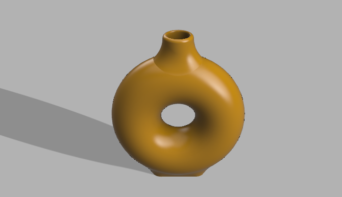 Free STL file Beautiful Oval Vase O / Joli vase ovale O・Model to ...