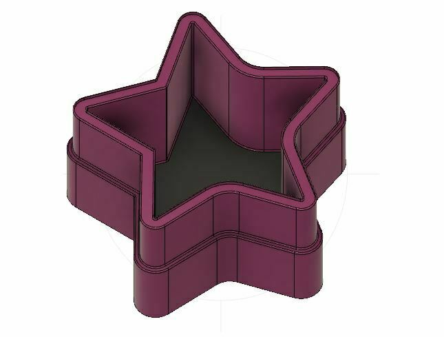 Free STL file Star-shaped jewelry box / start /boîte à bijoux 📦 ...
