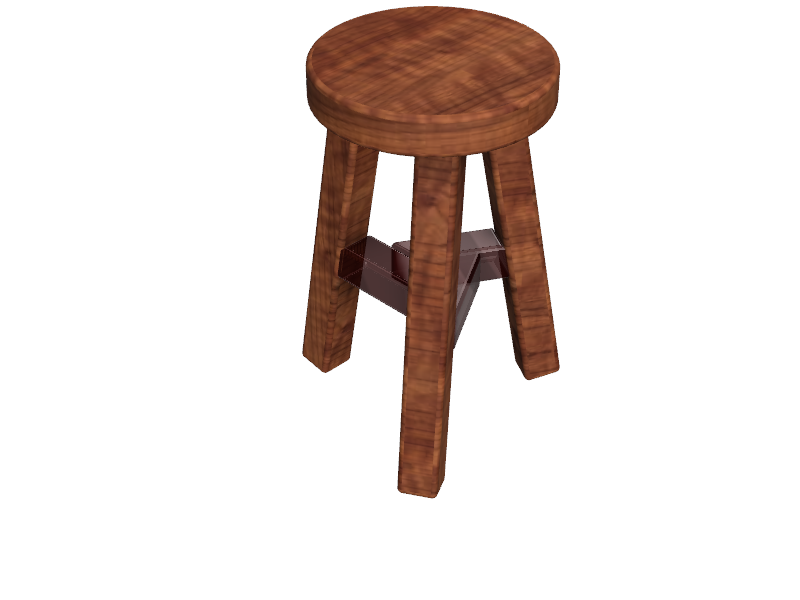 Archivo STL gratis Banquito / chair / Sillita para maquetado.・Plan de ...