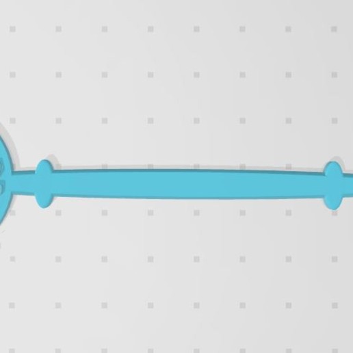 Download STL file Key Frozen Elsa Disney • 3D print template ・ Cults