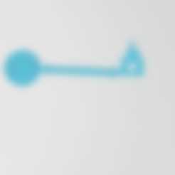 Download STL file Key Frozen Elsa Disney • 3D print template ・ Cults