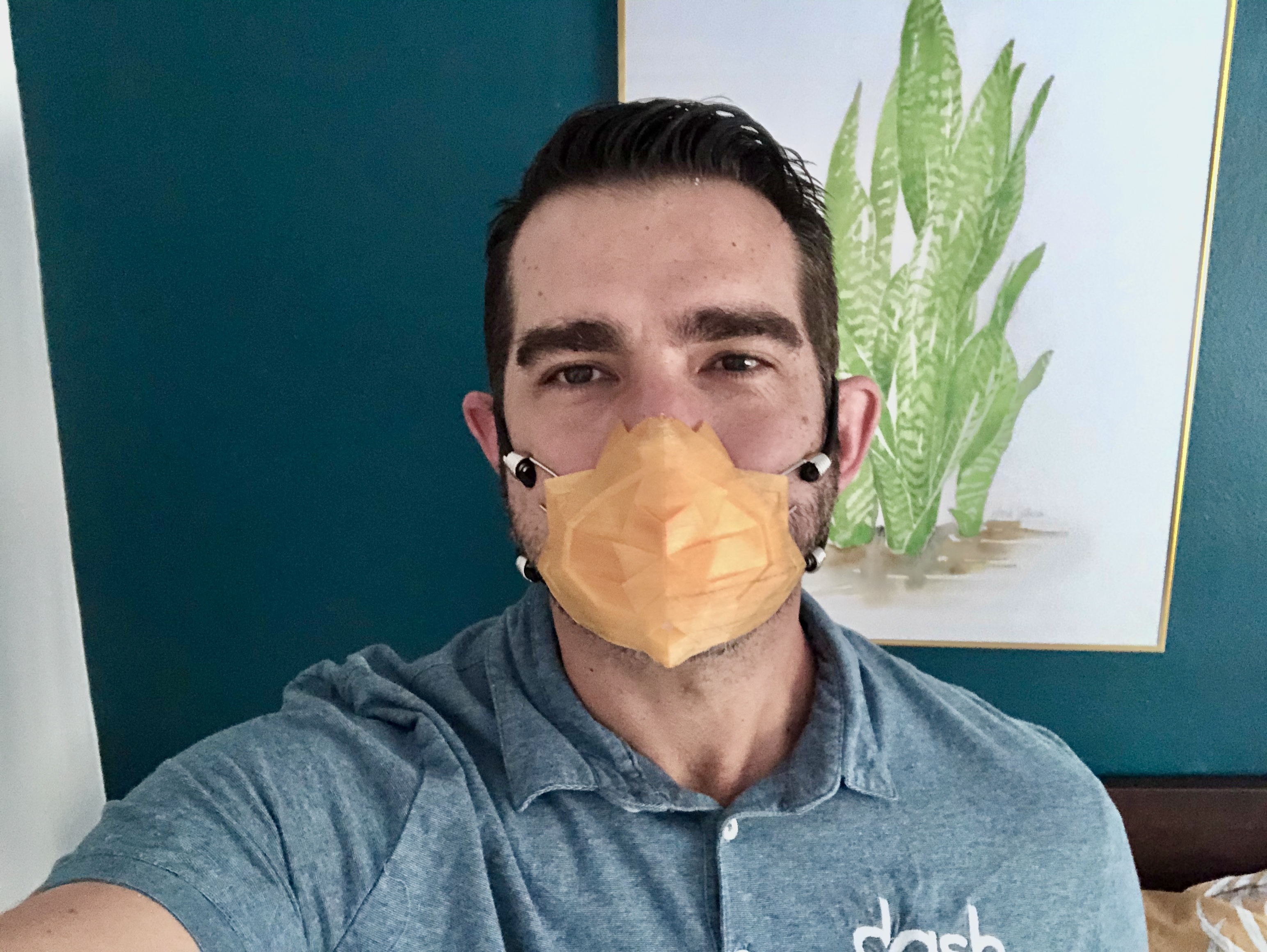 3D printed FACIAL MASK 2 - "Vase mode option" • made with Kingroon KP3 ...