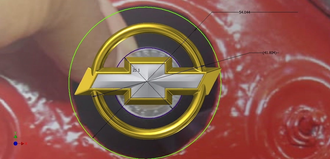 STL file chevy emblem・Design to download and 3D print・Cults