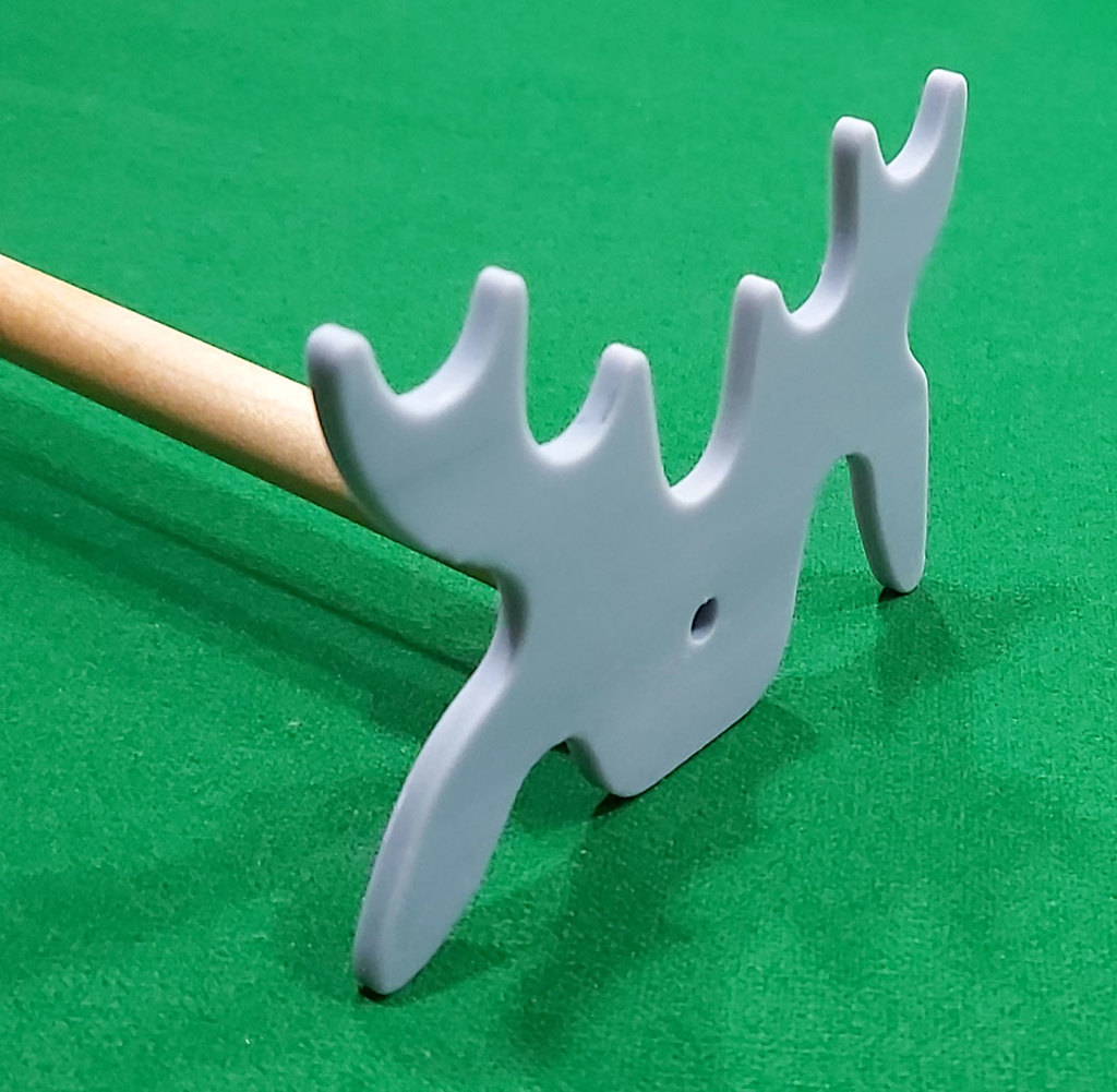 Free 3D file Moose Head Billiard Bridge 🌉・3D printing model to download ...