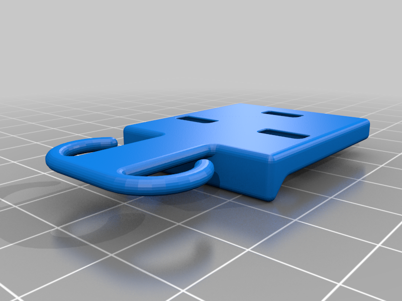 Free STL file Magnetic mask strap holder・3D printing template to ...