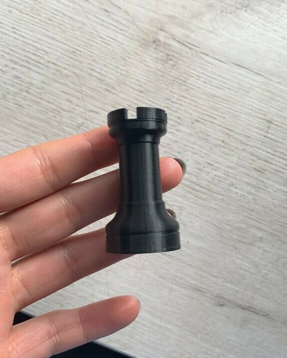 Free STL file Chess piece: rook.・3D printer model to download・Cults