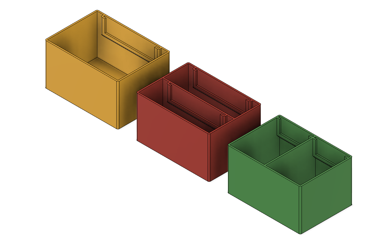 Free STL file Small boxes with labeled compartments・3D printing ...
