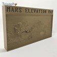 Download STL file MARS ELEVATION MAP • 3D printing template ・ Cults