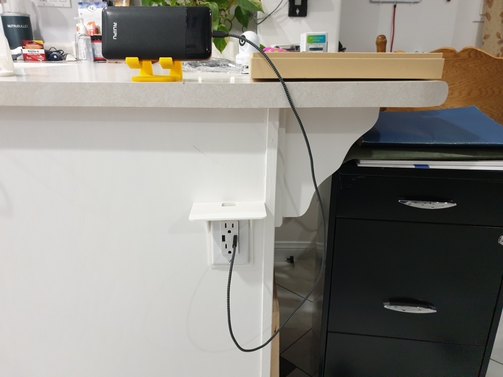 STL file PHONE OUTLET SHELVE CHARGER・3D printable model to download・Cults