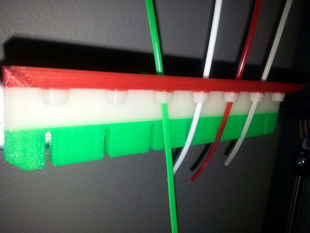 Download free STL file K8200 Filament spool guide cleaner and holder ...