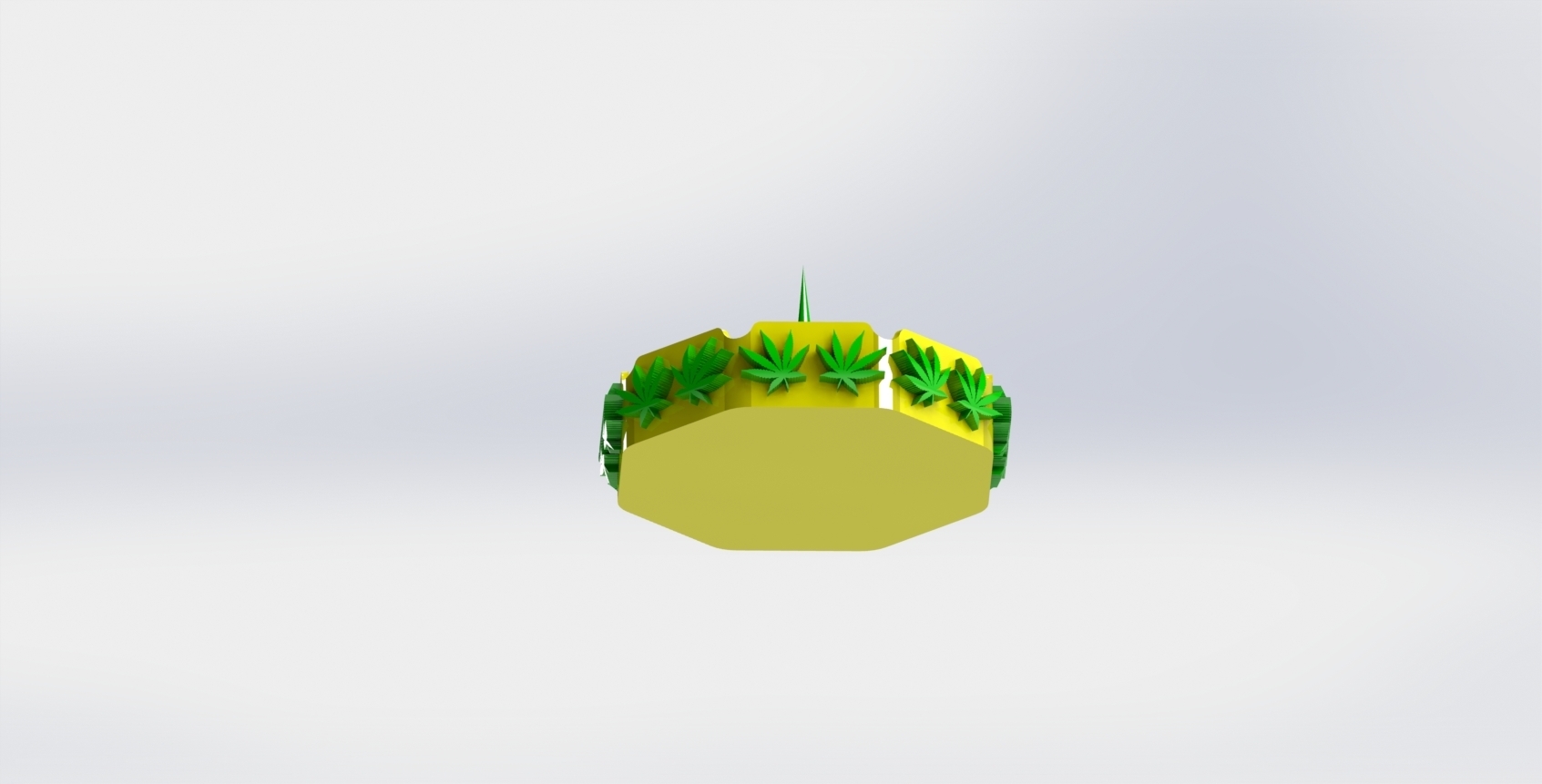 STL file Marijuana 420 Ash Tray with Poker 🃏・3D print object to ...