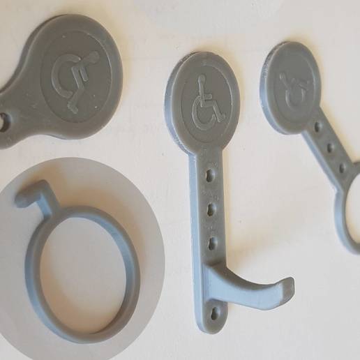 Download free 3D printer templates Adapted trolley token for a ...