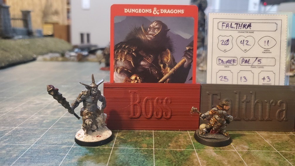 Free STL file RPG Nameplate Initiative Tracker 🎲・3D printable object to ...