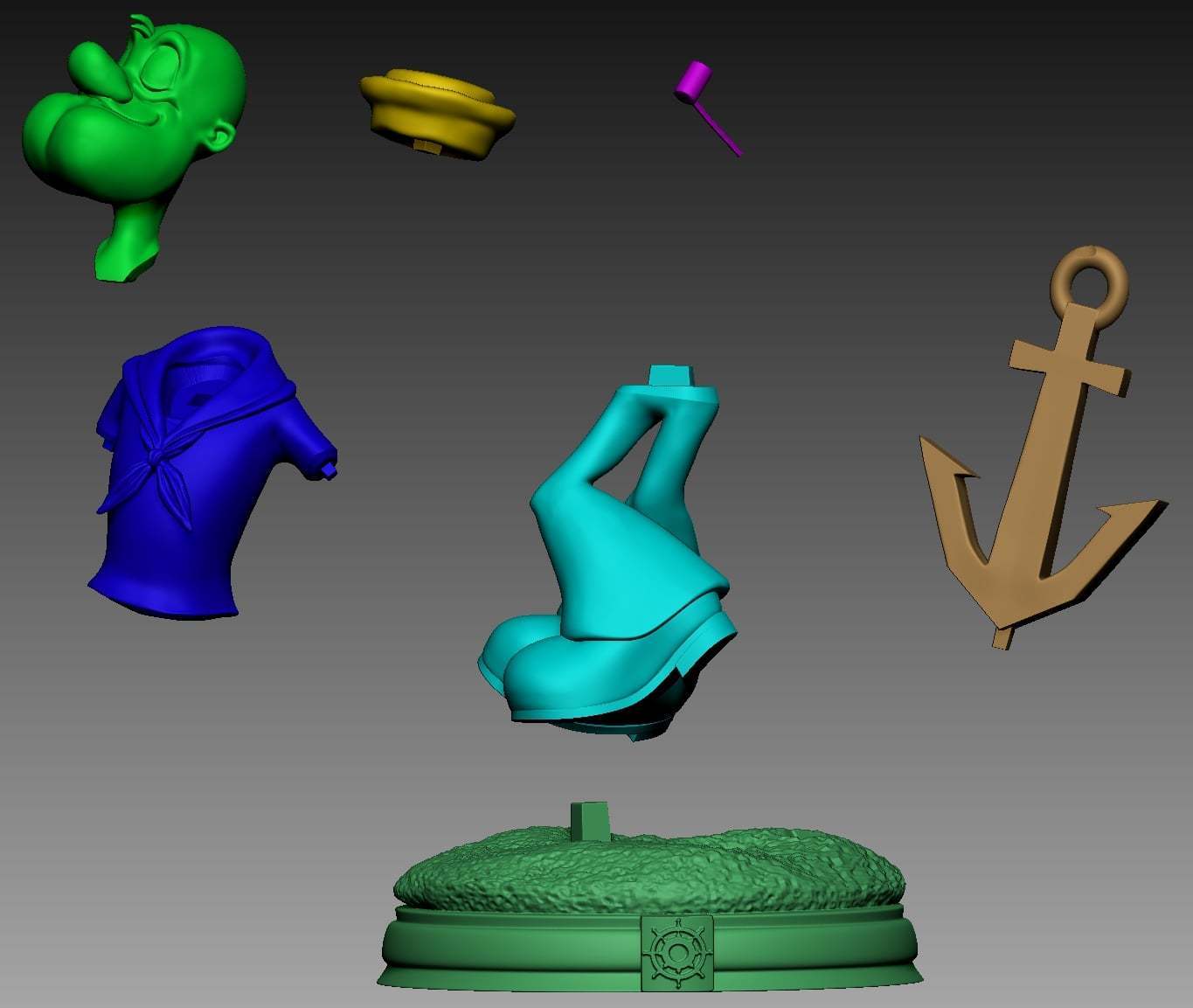 3D file Popeye・Template to download and 3D print・Cults