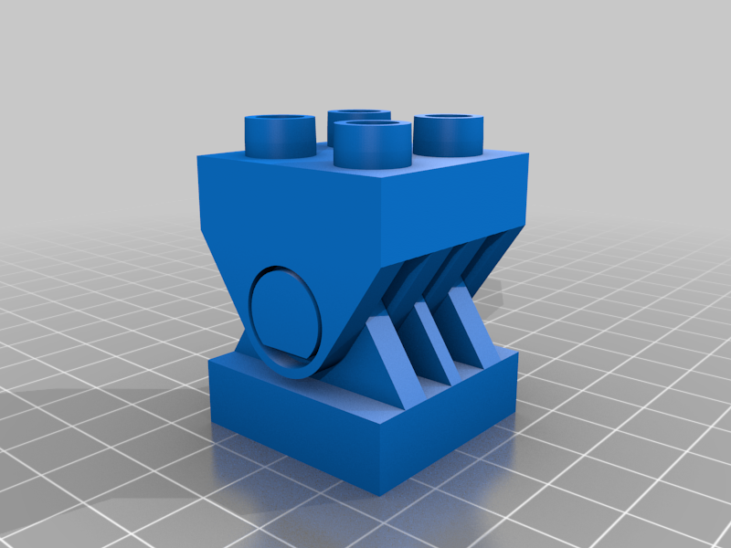 Free STL file Large Interlocking Block Hinge Adapter・3D printer model ...