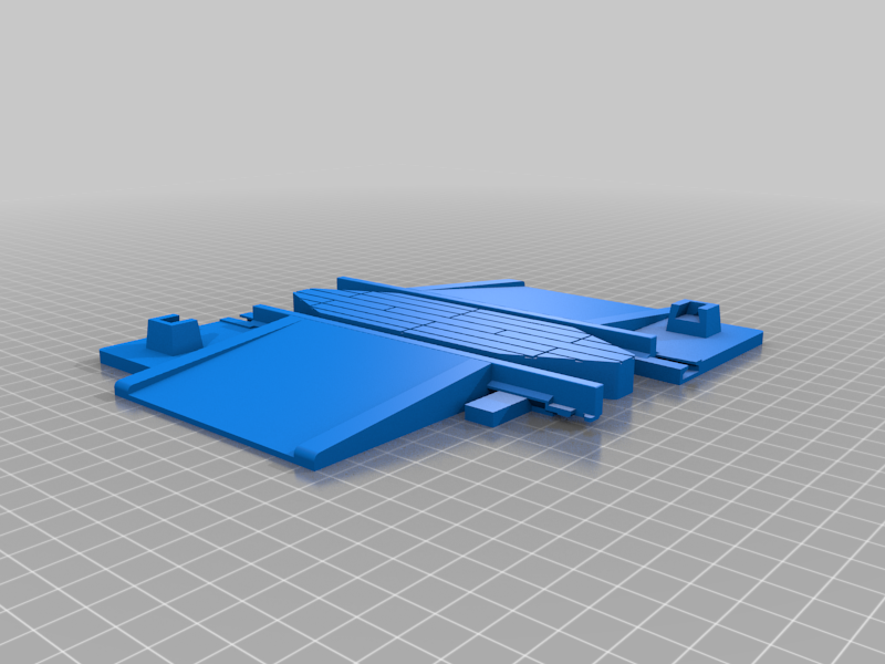 Fichier STL gratuit Railroad Crossing Train Track compatible avec les ...