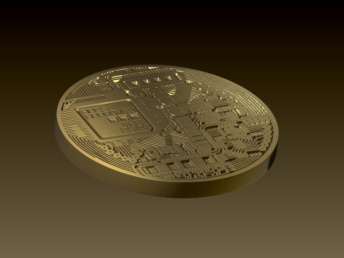 STL file Bitcoin・Model to download and 3D print・Cults