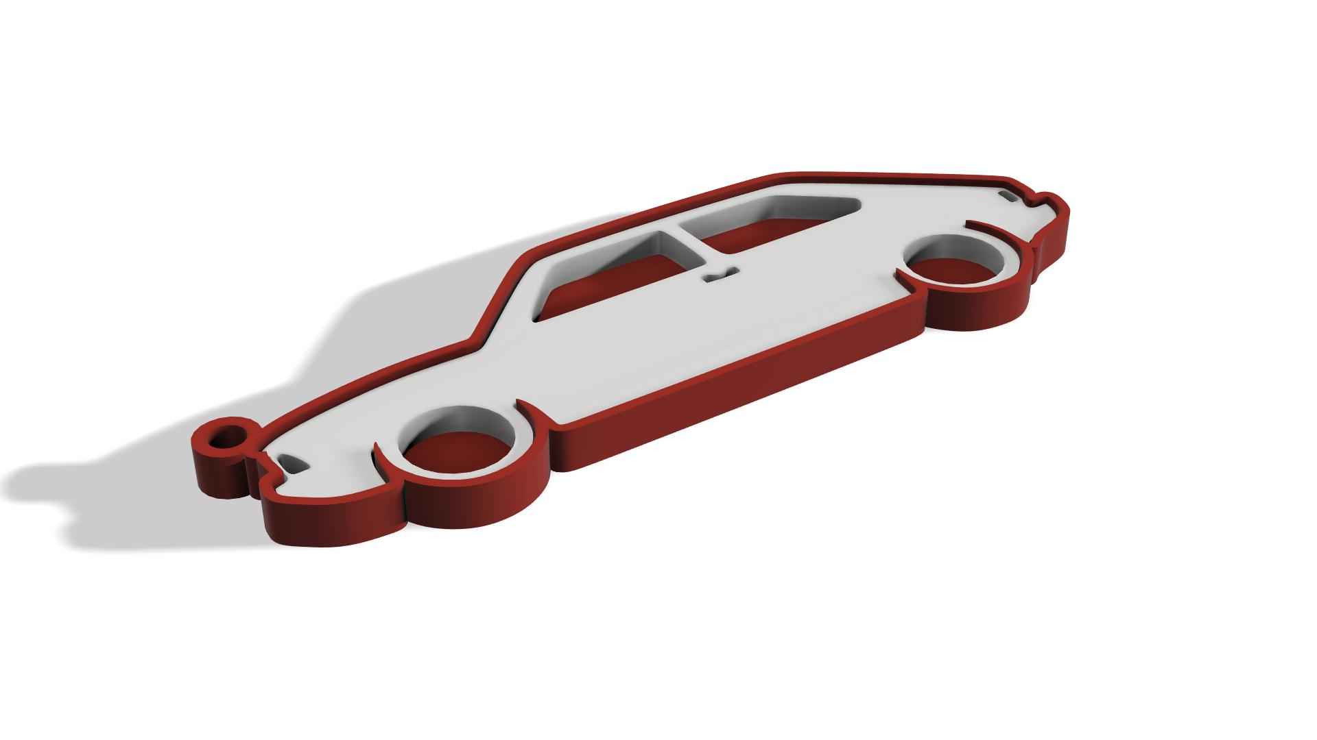 STL file FIAT 147 KEYCHAIN / FIAT 147 KEYCHAIN・3D printer model to ...