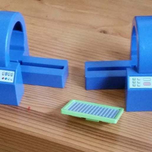 Download free 3D printer model Playmobil animal clinic scanner bed ・ Cults