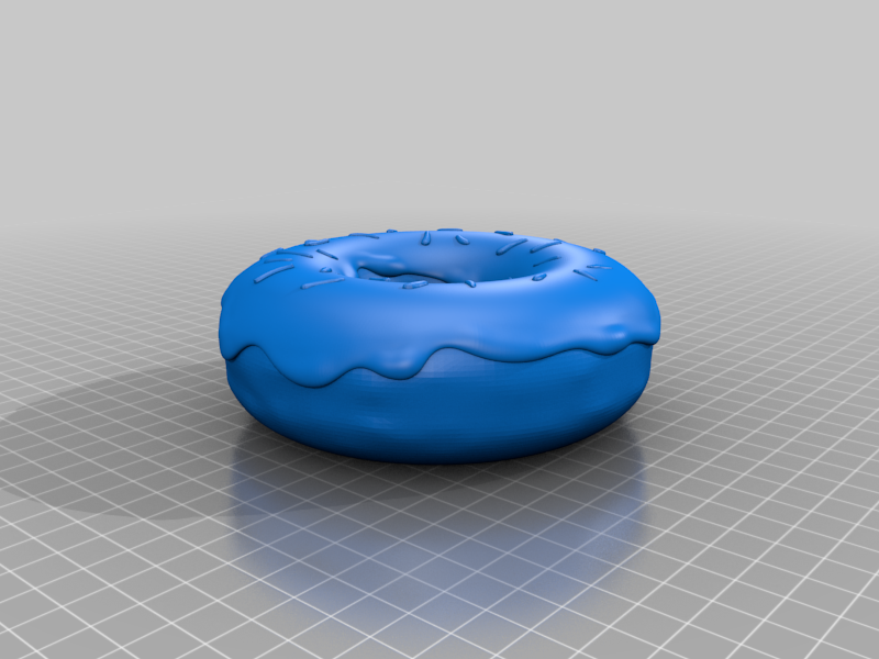 Free STL file A realistic Donut, Un donut realista・3D printing model to ...