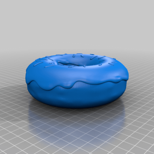 Download free STL file A realistic Donut, Un donut realista • 3D ...