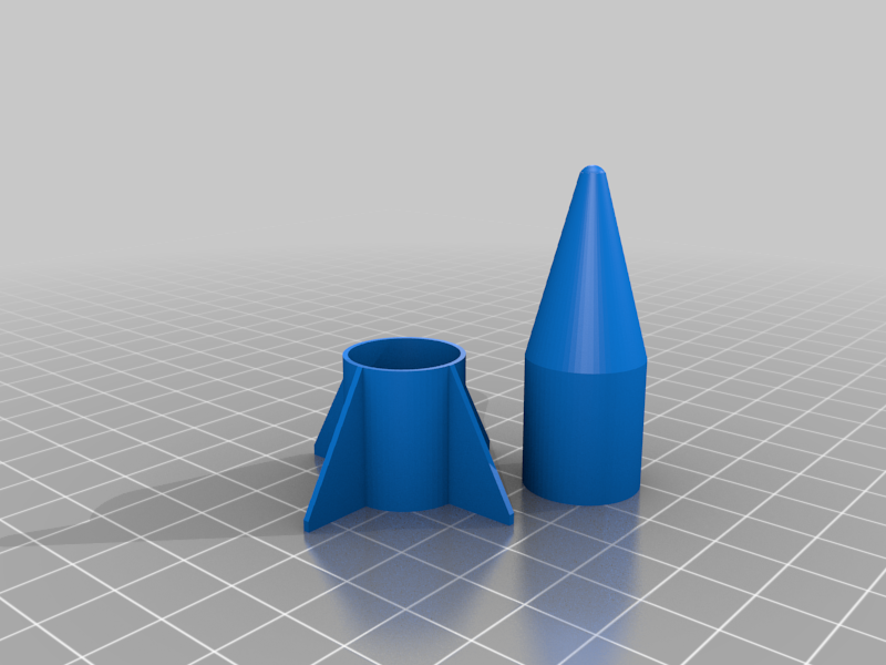 Free STL file KNO3 sugar rocket 🚀・Design to download and 3D print・Cults
