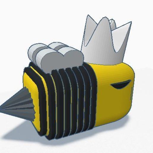 Download STL file Queen bee Drone Worker bee gatherer bee bumblebee ...