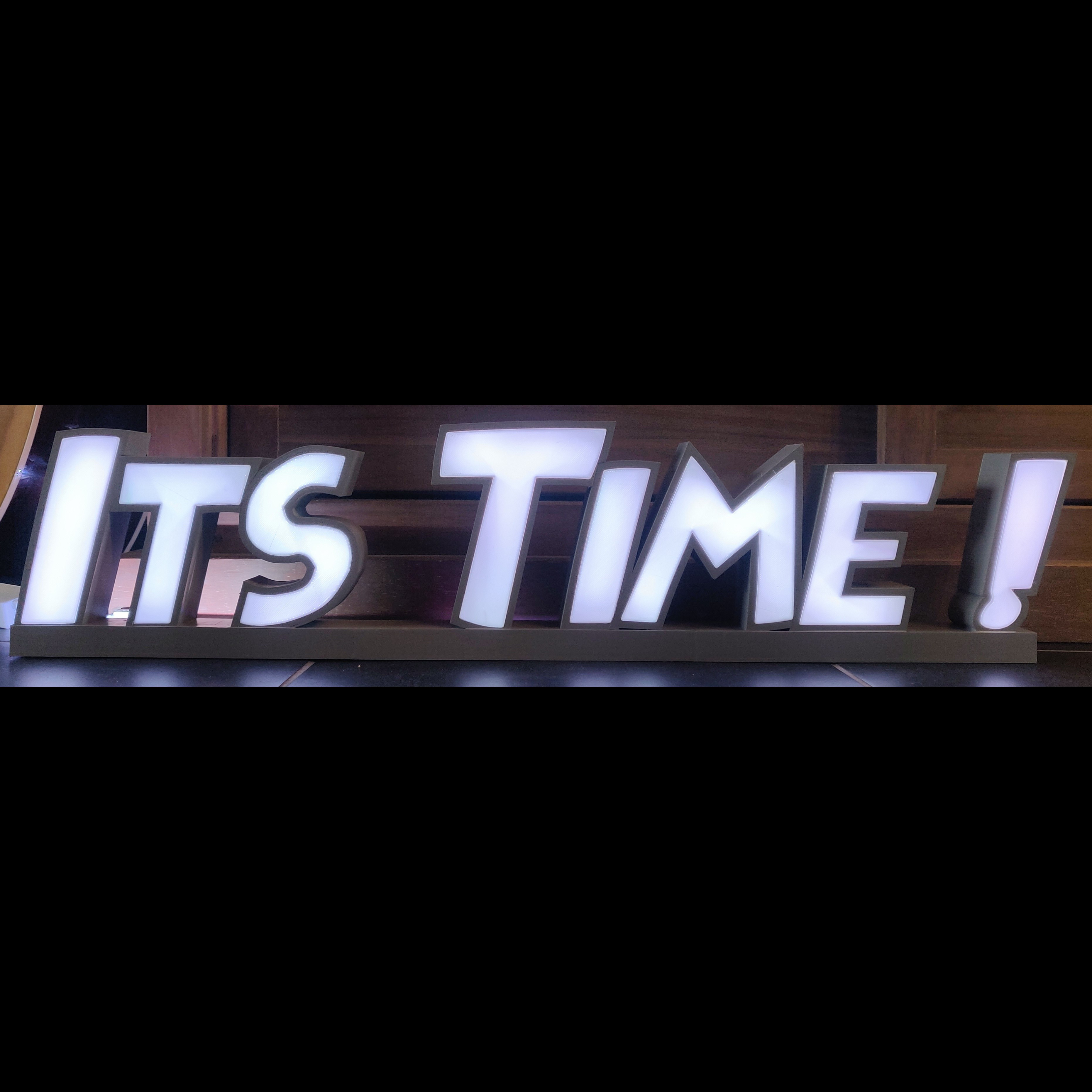 3D file Its Time / lamp / light 🔦・3D printable design to download・Cults