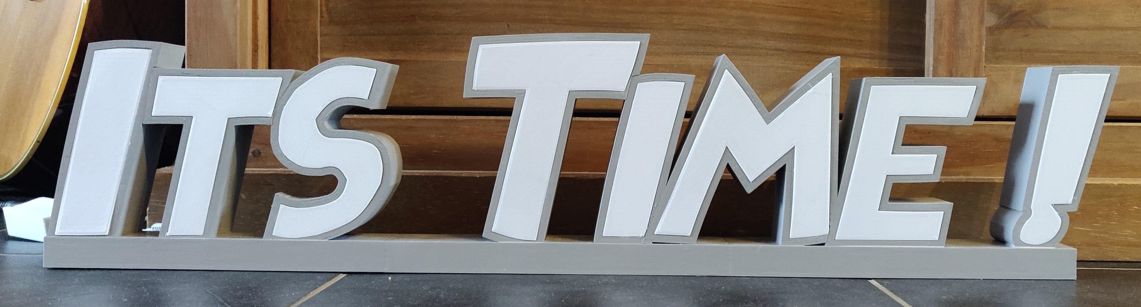 3D file Its Time / lamp / light 🔦・3D printable design to download・Cults