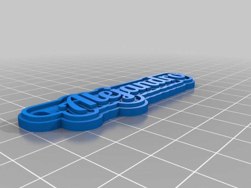 Archivo STL gratis mi llavero・Plan para descargar y imprimir en 3D・Cults