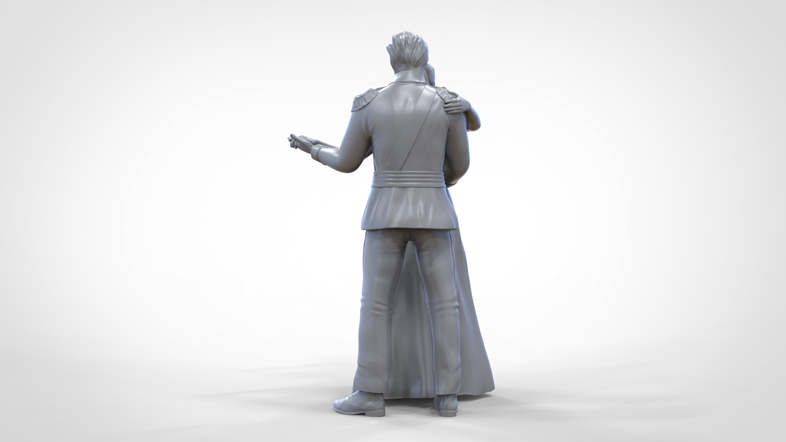 STL file Prince and Princess dancing 🤴・Model to download and 3D print・Cults