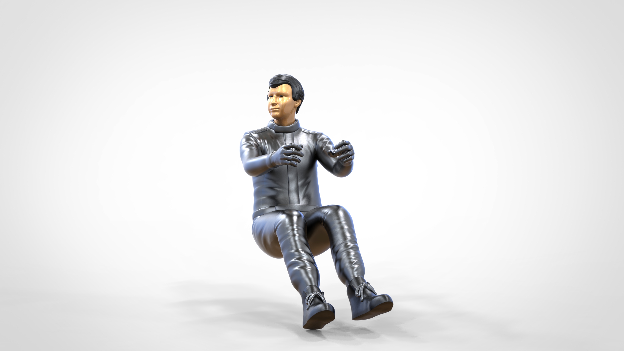 STL file N3 Sitting Race Driver 1-64 Miniature 🏎️・3D printer design to ...