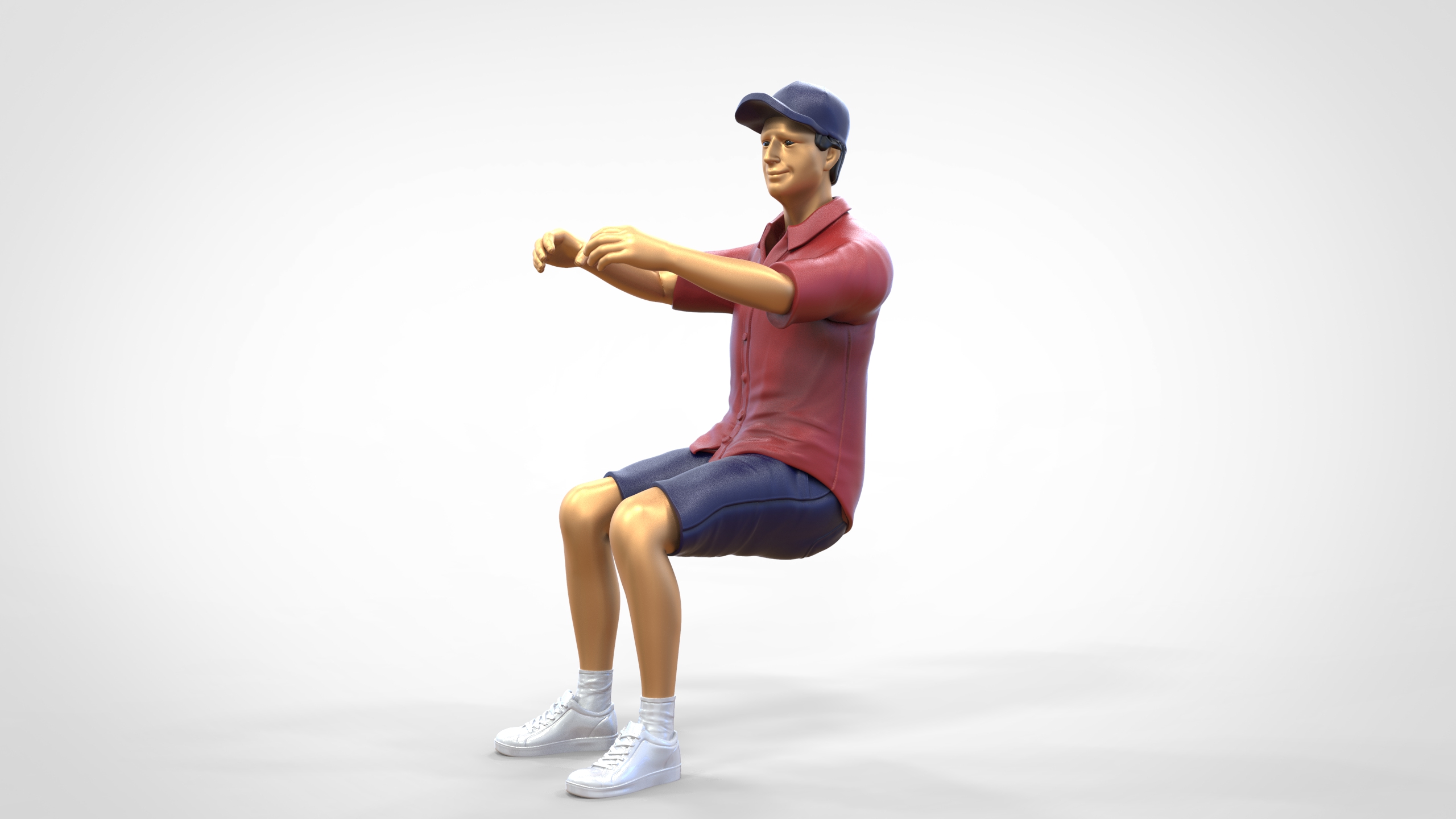 STL file N3 Captain or Van Driver or tourist Boat driver 🚐・3D printer ...