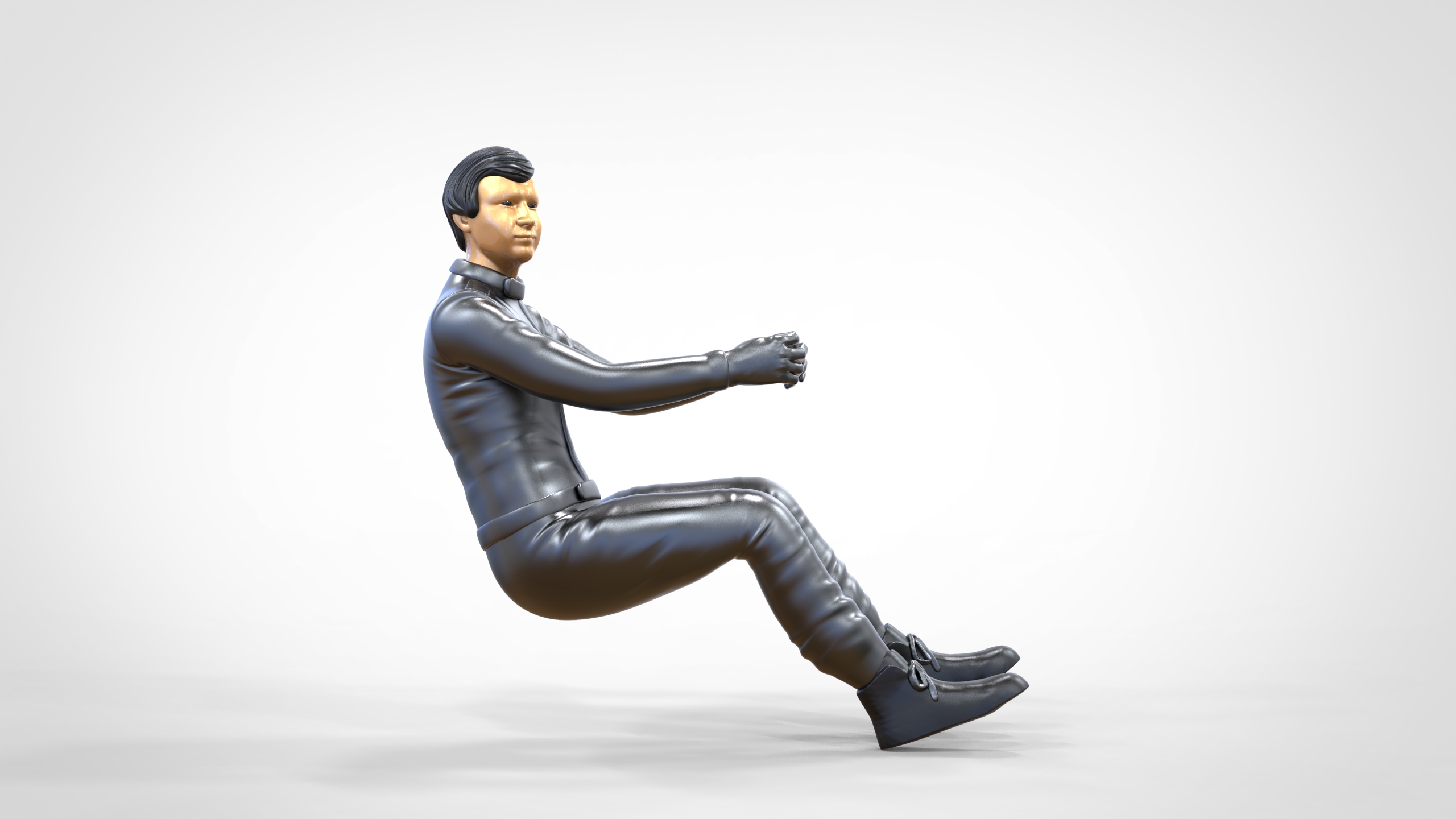 STL file N3 Sitting Race Driver 1-64 Miniature 🏎️・3D printer design to ...