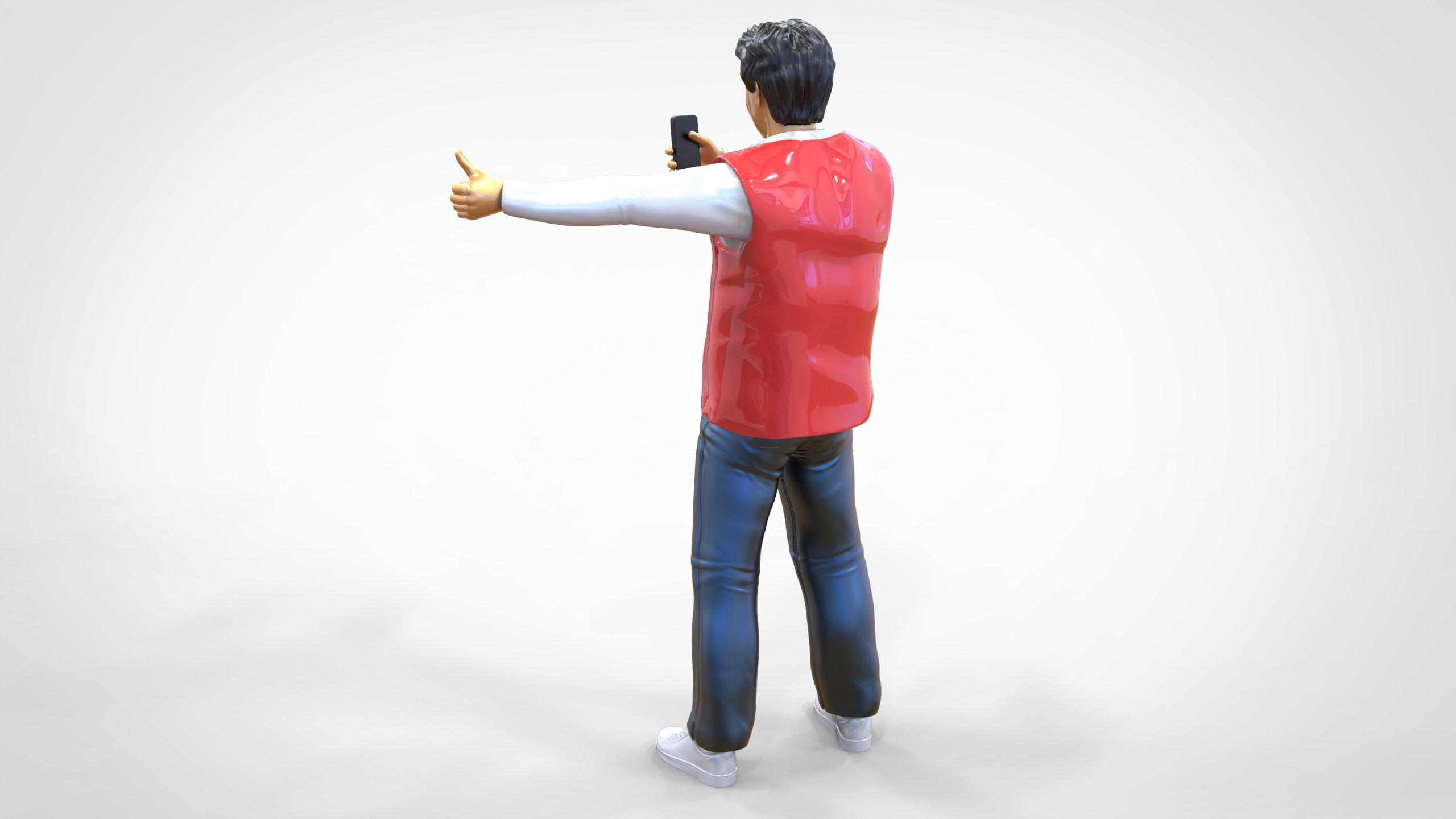 STL file N2 photographer taking a photo with phone 📞・3D printable model ...