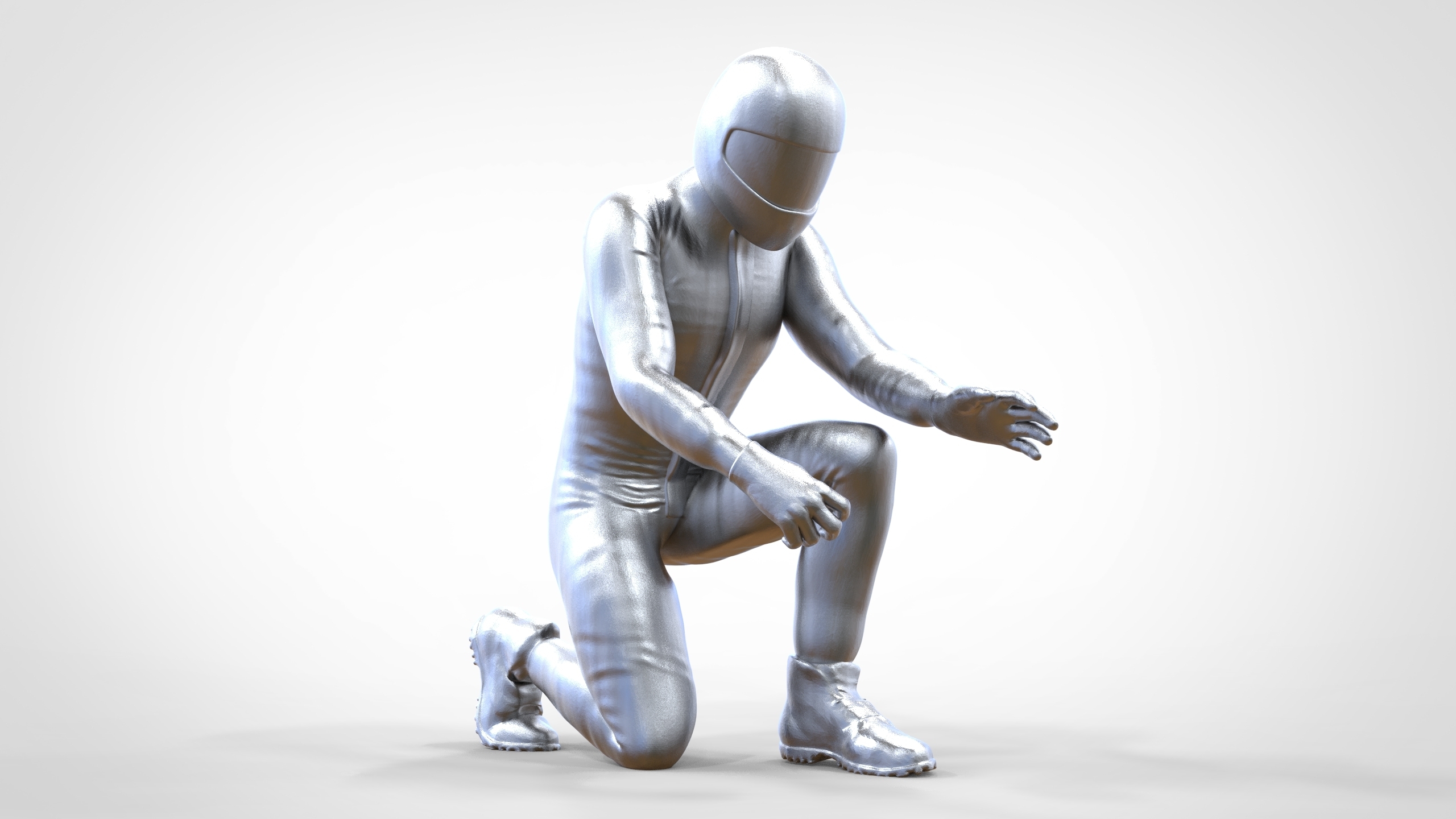 STL file N2 Mechanic or pit crew 1-64 Miniature 🧑‍🔧・3D printable model ...