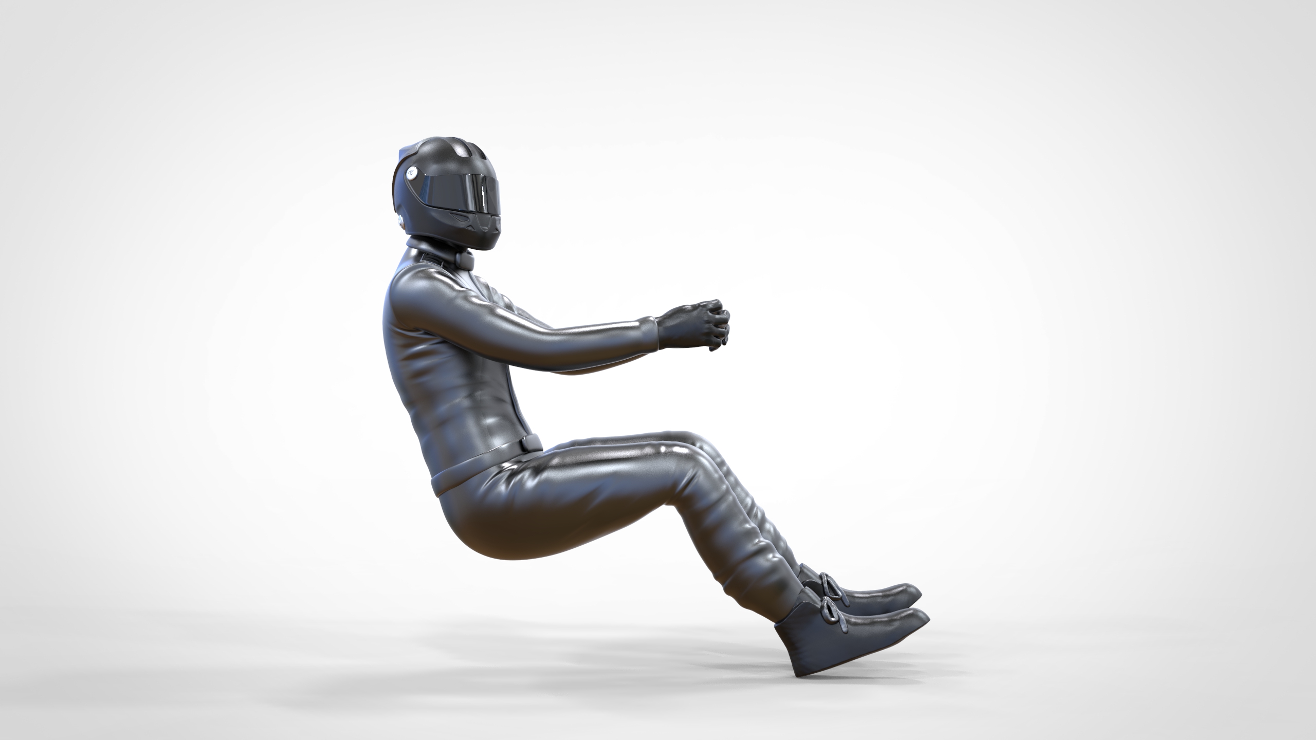 STL file N3 Sitting Race Driver 1-64 Miniature 🏎️・3D printer design to ...