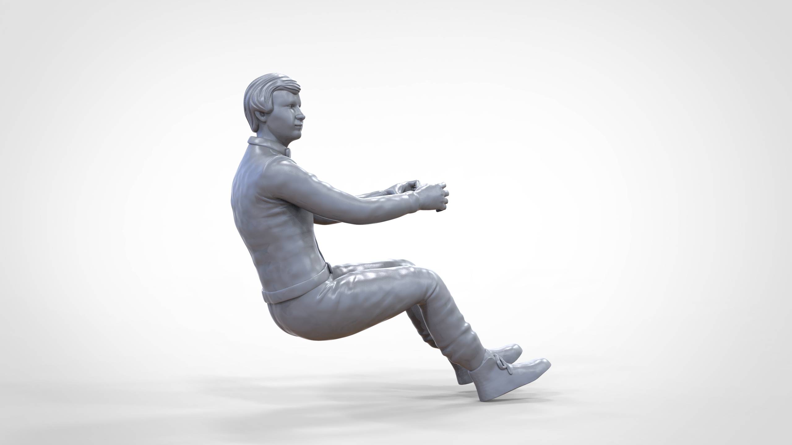 STL file N3 Sitting Race Driver 1-64 Miniature 🏎️・3D printer design to ...