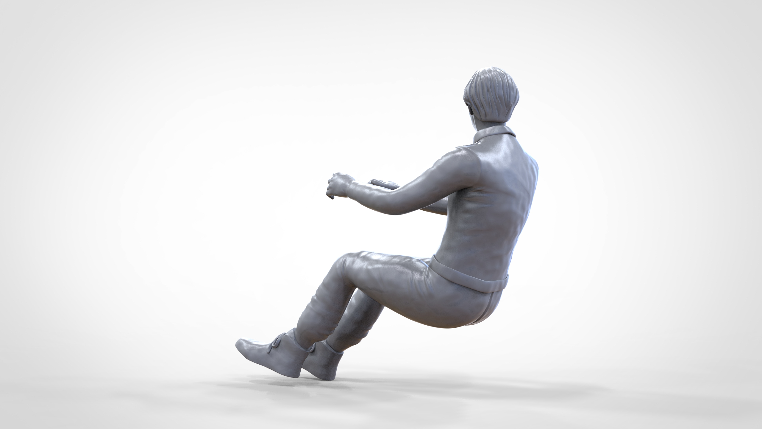 STL file N3 Sitting Race Driver 1-64 Miniature 🏎️・3D printer design to ...